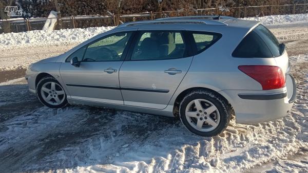 Grey Peugeot 407 2005 in Ariogala, with an engine capacity of 1.60 L and mileage of 262 thousand km for 1500 €, photo 3 on AUTOMOTO.COM.LV