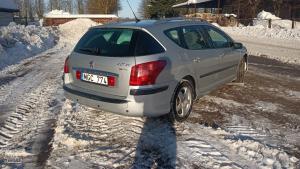 Grey Peugeot 407 2005 in Ariogala, with an engine capacity of 1.60 L and mileage of 262 thousand km for 1500 €, photo 8 on AUTOMOTO.COM.LV