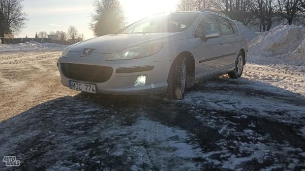 Grey Peugeot 407 2005 in Ariogala, with an engine capacity of 1.60 L and mileage of 262 thousand km for 1500 €, photo 9 on AUTOMOTO.COM.LV
