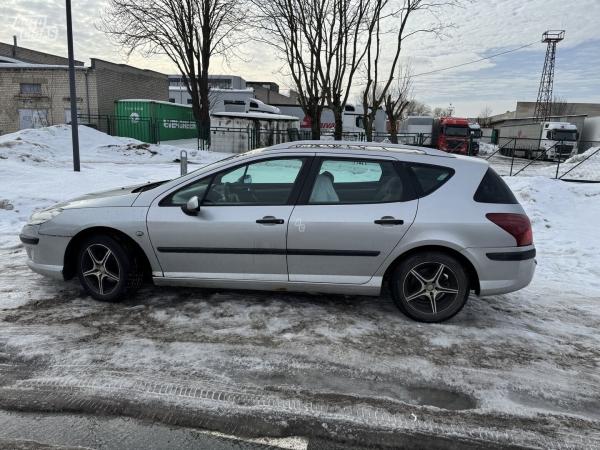 Grey Peugeot 407 2005 in Klaipeda, with an engine capacity of 1.60 L and mileage of 301 thousand km for 1000 €, photo 8 on AUTOMOTO.COM.LV