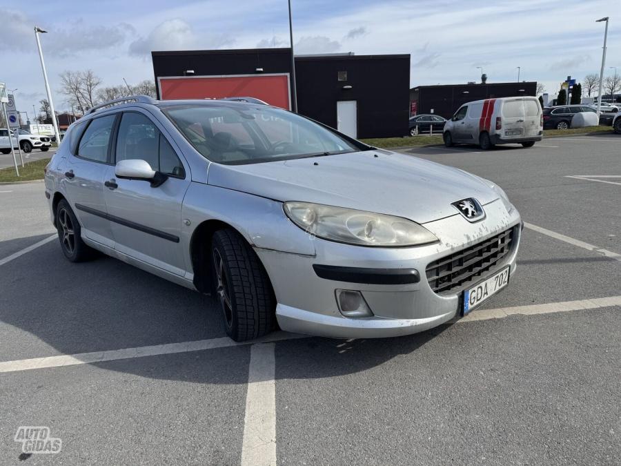 Grey Peugeot 407 2005 in Klaipeda, with an engine capacity of 1.60 L and mileage of 300 thousand km for 990 €, photo 3 on AUTOMOTO.COM.LV