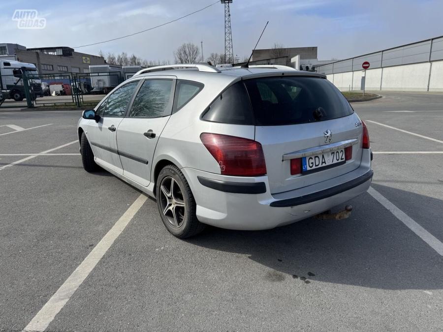 Grey Peugeot 407 2005 in Klaipeda, with an engine capacity of 1.60 L and mileage of 300 thousand km for 990 €, photo 7 on AUTOMOTO.COM.LV