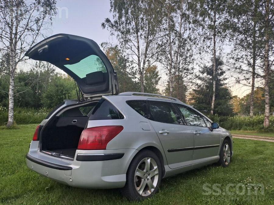 Grey Peugeot 407 2005 in Cesis, with an engine capacity of 2.00 L and mileage of 267 thousand km for 2450 €, photo 4 on AUTOMOTO.COM.LV
