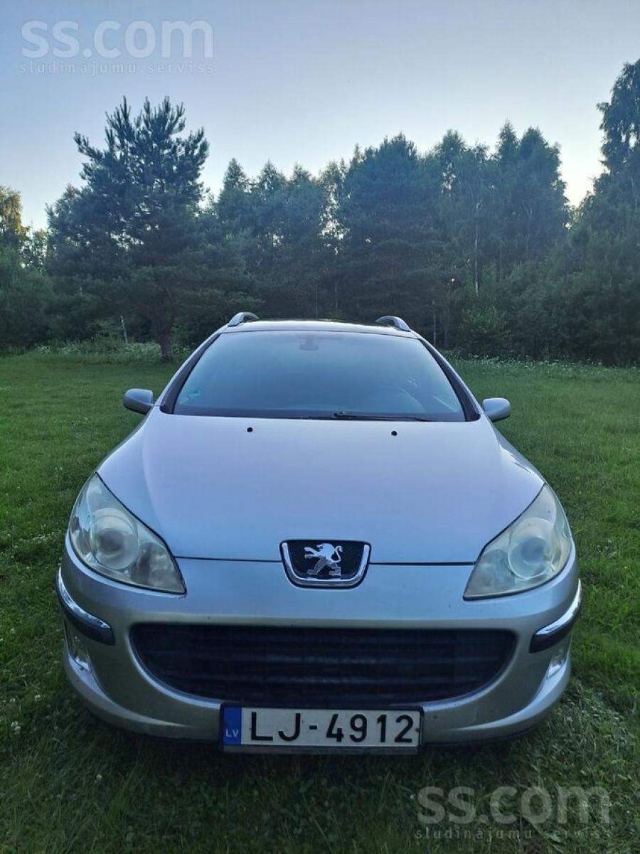 Grey Peugeot 407 2005 in Cesis, with an engine capacity of 2.00 L and mileage of 267 thousand km for 2450 €, photo 6 on AUTOMOTO.COM.LV