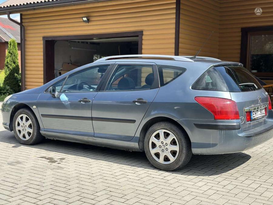 Pelēks Peugeot 407 2005 Gargždai, ar dzinēja tilpumu 2.00 L un nobraukumu 391 tūkst. km par 1100 €, foto 10 vietnē AUTOMOTO.COM.LV