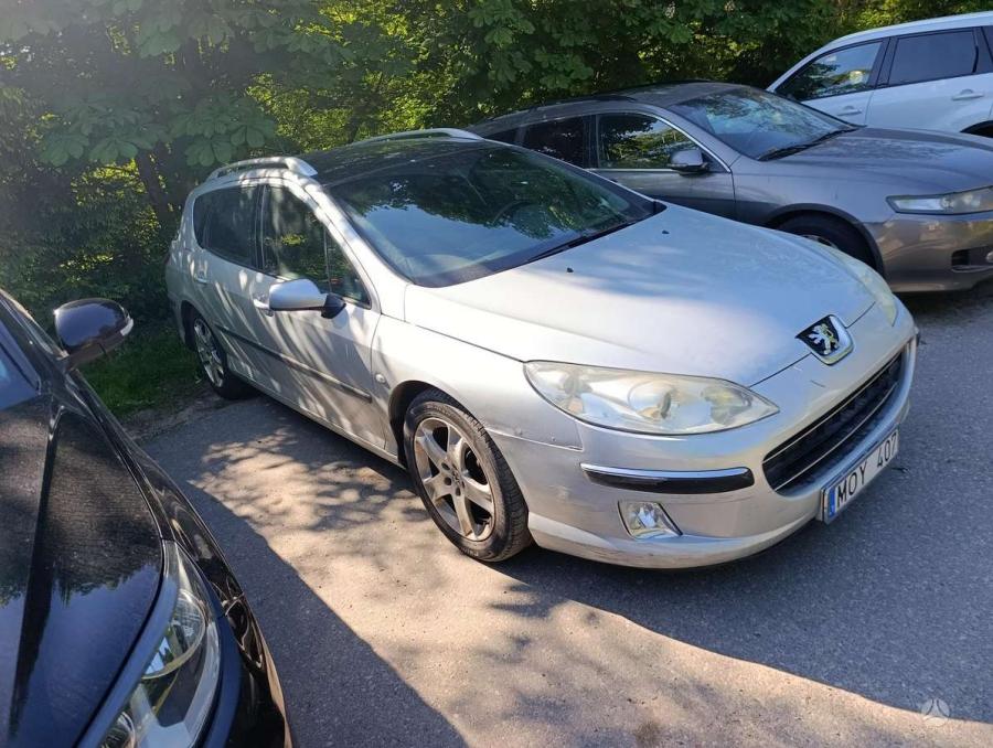 Pelēks Peugeot 407 2005 Viļņa, ar dzinēja tilpumu 2.00 L un nobraukumu 4 tūkst. km par 650 €, foto 1 vietnē AUTOMOTO.COM.LV