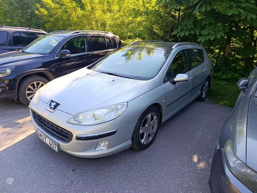 Pelēks Peugeot 407 2005 Viļņa, ar dzinēja tilpumu 2.00 L un nobraukumu 4 tūkst. km par 650 €, foto 3 vietnē AUTOMOTO.COM.LV