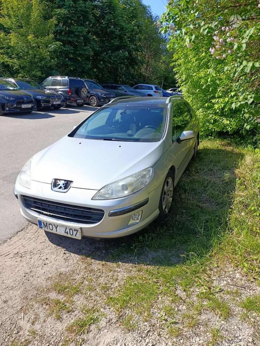 Pelēks Peugeot 407 2005 Viļņa, ar dzinēja tilpumu 2.00 L un nobraukumu 4 tūkst. km par 650 €, foto 5 vietnē AUTOMOTO.COM.LV