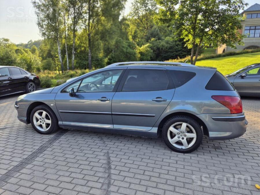 Grey Peugeot 407 2006 in Daugavpils, with an engine capacity of 1.60 L and mileage of 261 thousand km for 1650 €, photo 7 on AUTOMOTO.COM.LV