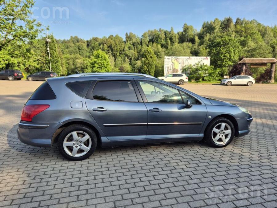 Grey Peugeot 407 2006 in Daugavpils, with an engine capacity of 1.60 L and mileage of 261 thousand km for 1650 €, photo 11 on AUTOMOTO.COM.LV