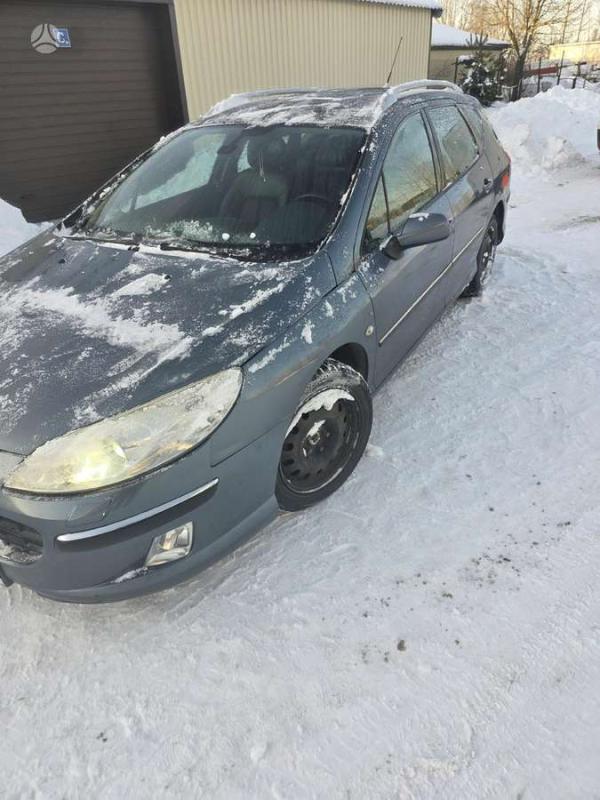 Grey Peugeot 407 2006 in Telschi, with an engine capacity of 2.00 L and mileage of 300 thousand km for 1200 €, photo 4 on AUTOMOTO.COM.LV