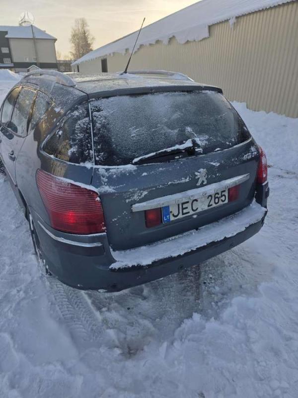 Grey Peugeot 407 2006 in Telschi, with an engine capacity of 2.00 L and mileage of 300 thousand km for 1200 €, photo 8 on AUTOMOTO.COM.LV