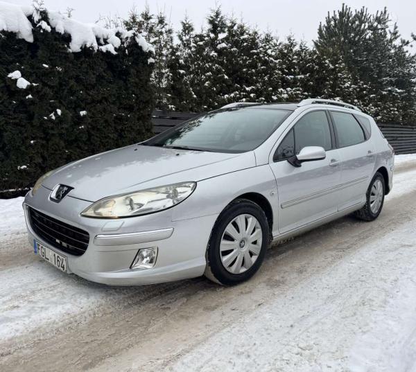 Pelēks Peugeot 407 2006 Viļņa, ar dzinēja tilpumu 2.00 L un nobraukumu 247 tūkst. km par 1150 €, foto 1 vietnē AUTOMOTO.COM.LV