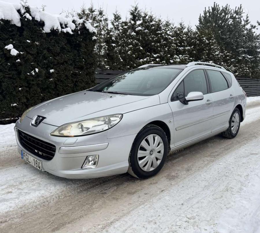 Pelēks Peugeot 407 2006 Viļņa, ar dzinēja tilpumu 2.00 L un nobraukumu 247 tūkst. km par 1150 €, foto 1 vietnē AUTOMOTO.COM.LV