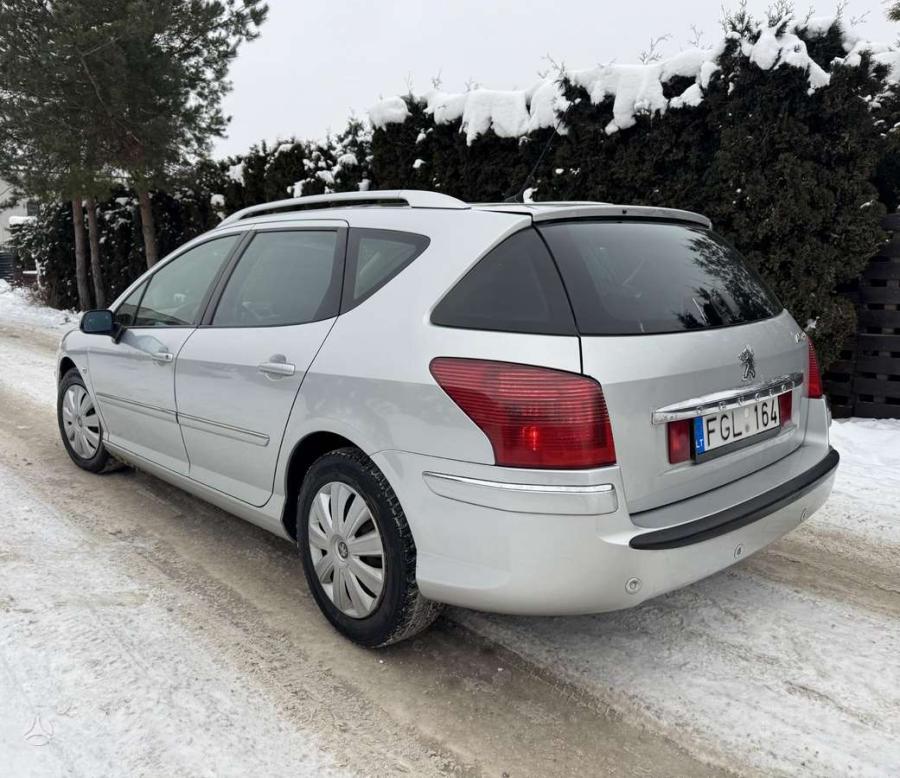 Pelēks Peugeot 407 2006 Viļņa, ar dzinēja tilpumu 2.00 L un nobraukumu 247 tūkst. km par 1150 €, foto 4 vietnē AUTOMOTO.COM.LV