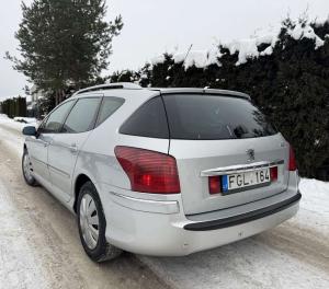 Pelēks Peugeot 407 2006 Viļņa, ar dzinēja tilpumu 2.00 L un nobraukumu 247 tūkst. km par 1150 €, foto 6 vietnē AUTOMOTO.COM.LV