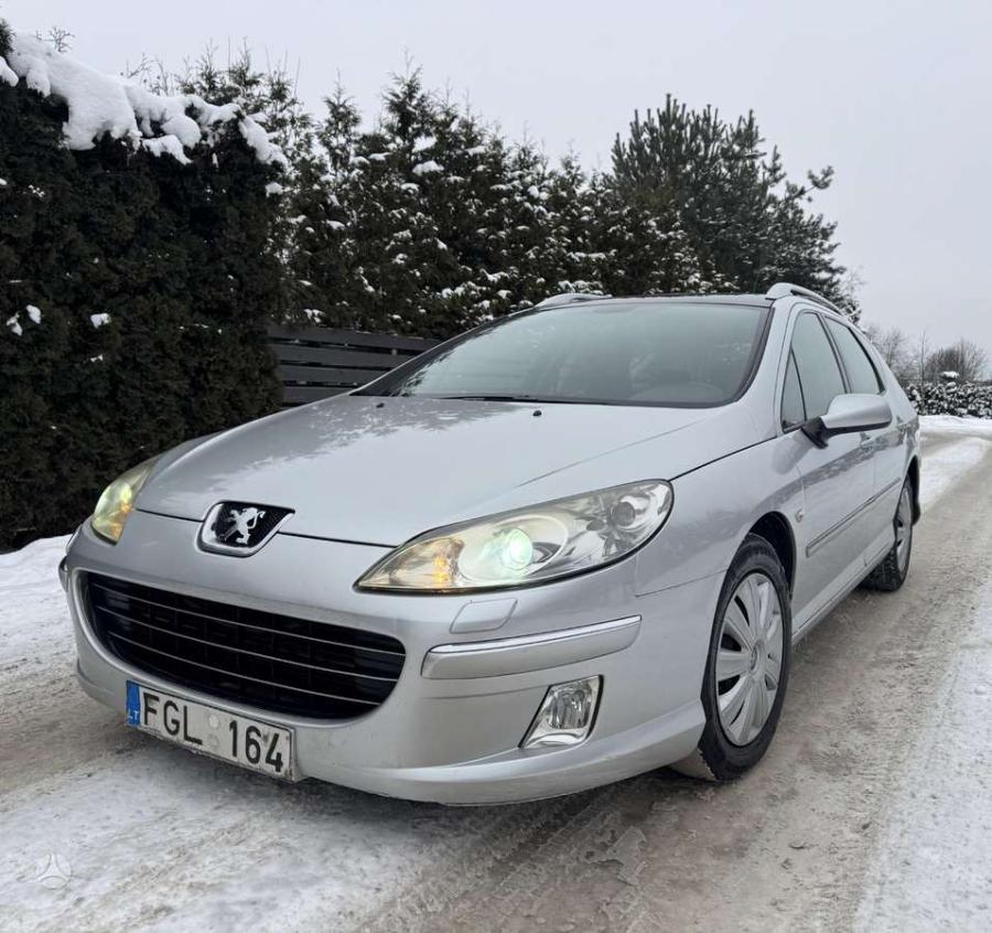 Pelēks Peugeot 407 2006 Viļņa, ar dzinēja tilpumu 2.00 L un nobraukumu 247 tūkst. km par 1000 €, foto 2 vietnē AUTOMOTO.COM.LV