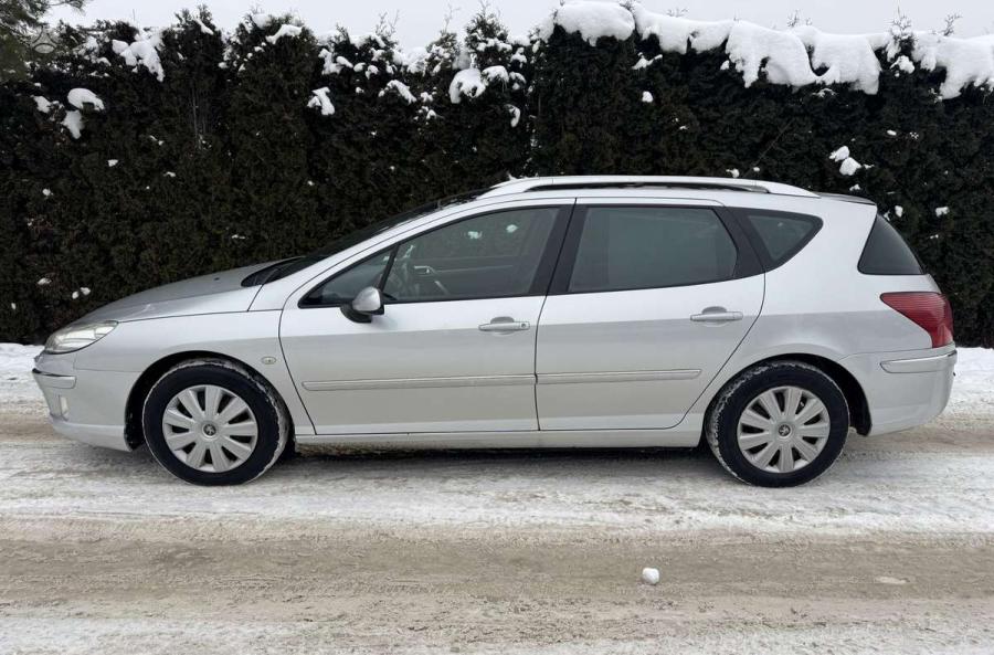 Pelēks Peugeot 407 2006 Viļņa, ar dzinēja tilpumu 2.00 L un nobraukumu 247 tūkst. km par 1000 €, foto 3 vietnē AUTOMOTO.COM.LV