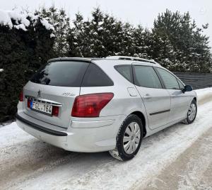 Pelēks Peugeot 407 2006 Viļņa, ar dzinēja tilpumu 2.00 L un nobraukumu 247 tūkst. km par 1000 €, foto 6 vietnē AUTOMOTO.COM.LV
