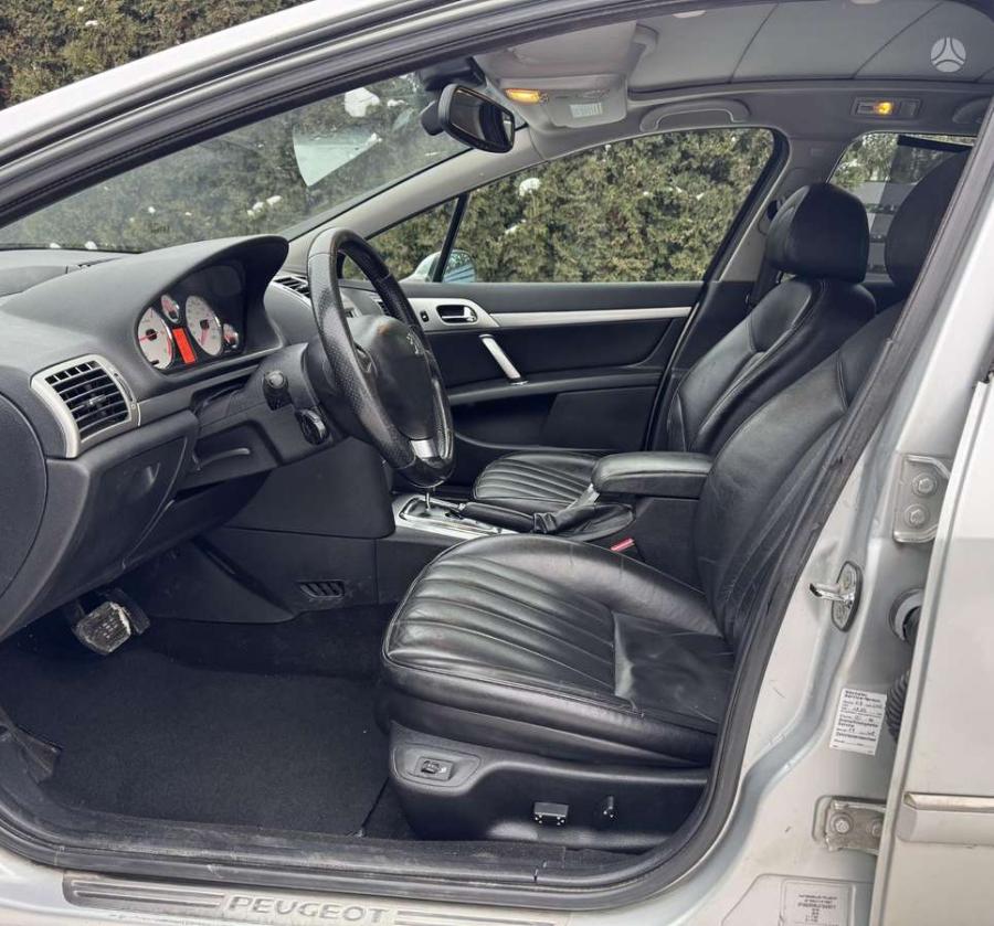 Pelēks Peugeot 407 2006 Viļņa, ar dzinēja tilpumu 2.00 L un nobraukumu 247 tūkst. km par 1000 €, foto 11 vietnē AUTOMOTO.COM.LV