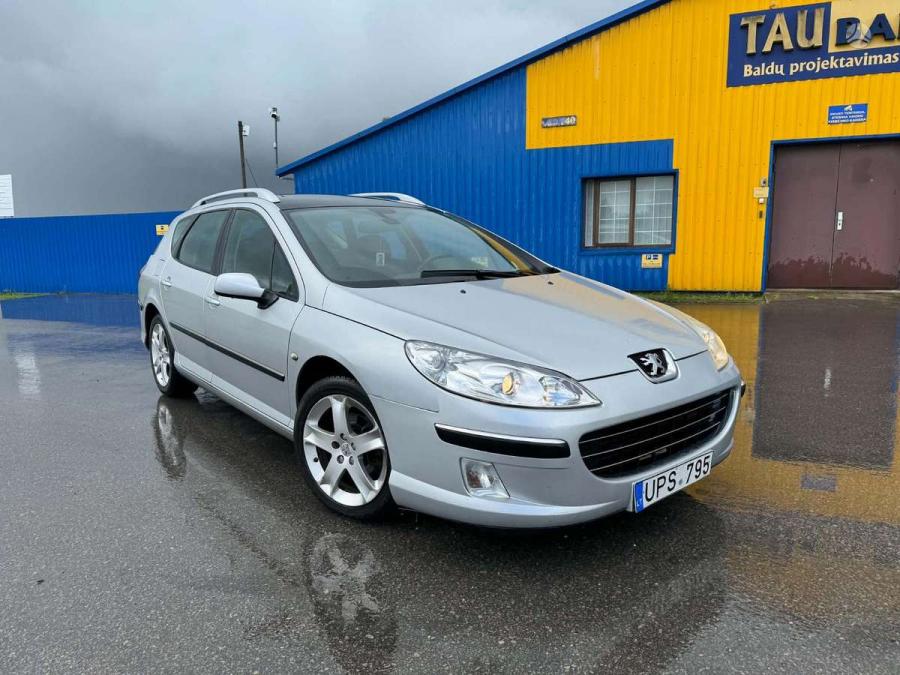 Grey Peugeot 407 2006 in Taurage, with an engine capacity of 2.00 L and mileage of 305 thousand km for 1280 €, photo 1 on AUTOMOTO.COM.LV