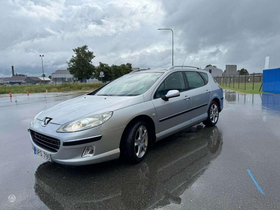 Grey Peugeot 407 2006 in Taurage, with an engine capacity of 2.00 L and mileage of 305 thousand km for 1280 €, photo 3 on AUTOMOTO.COM.LV