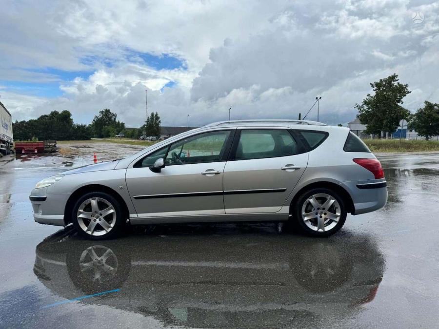 Grey Peugeot 407 2006 in Taurage, with an engine capacity of 2.00 L and mileage of 305 thousand km for 1280 €, photo 6 on AUTOMOTO.COM.LV