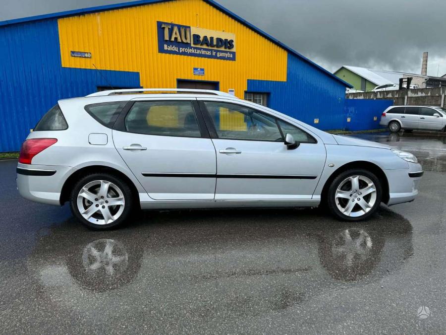 Grey Peugeot 407 2006 in Taurage, with an engine capacity of 2.00 L and mileage of 305 thousand km for 1280 €, photo 7 on AUTOMOTO.COM.LV