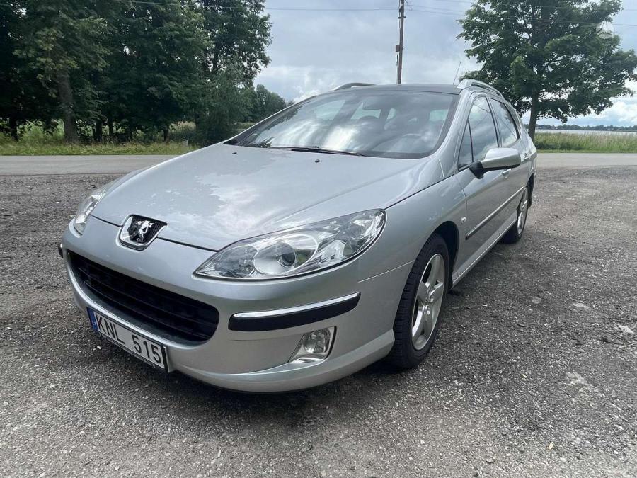 Grey Peugeot 407 2006 in Birzai, with an engine capacity of 2.00 L and mileage of 175 thousand km for 1200 €, photo 1 on AUTOMOTO.COM.LV