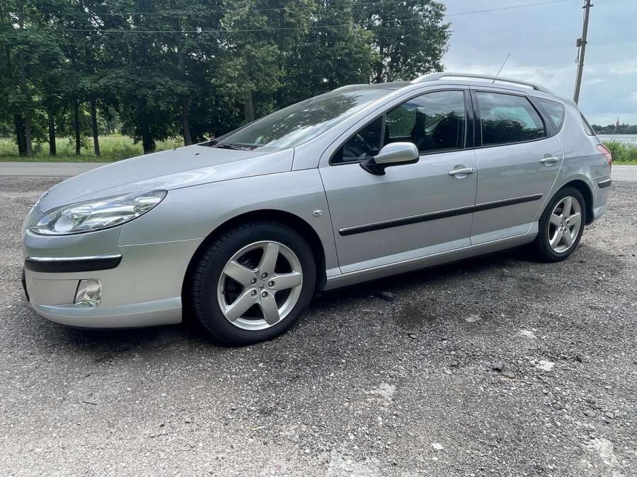 Grey Peugeot 407 2006 in Birzai, with an engine capacity of 2.00 L and mileage of 175 thousand km for 1200 €, photo 3 on AUTOMOTO.COM.LV