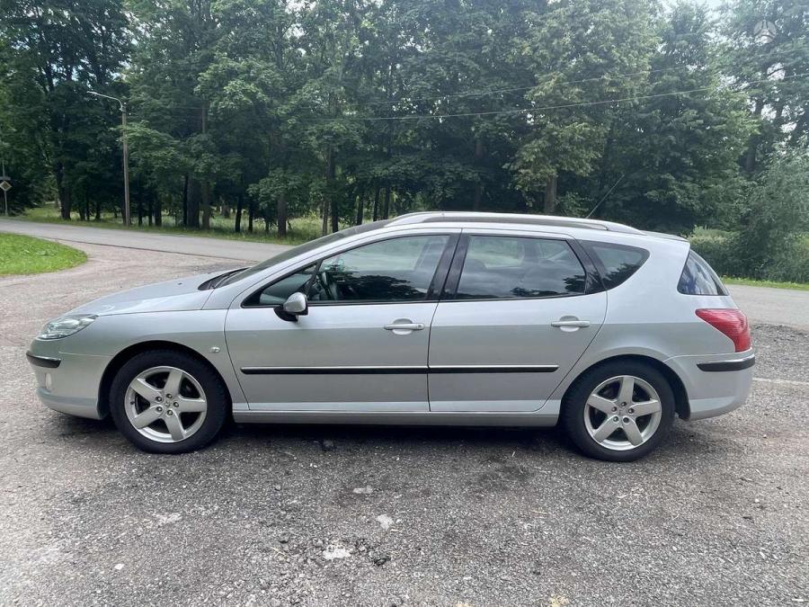 Grey Peugeot 407 2006 in Birzai, with an engine capacity of 2.00 L and mileage of 175 thousand km for 1200 €, photo 4 on AUTOMOTO.COM.LV
