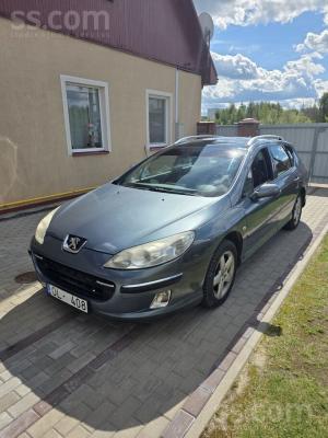 Pelēks Peugeot 407 2006 Daugavpils, ar dzinēja tilpumu 1.60 L un nobraukumu 312 tūkst. km par 1650 €, foto  vietnē AUTOMOTO.COM.LV