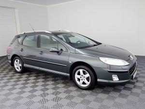 Grey Peugeot 407 2006 in Tallinn, with an engine capacity of 2.00 L and mileage of 107 thousand km for 2599 €, photo  on AUTOMOTO.COM.LV