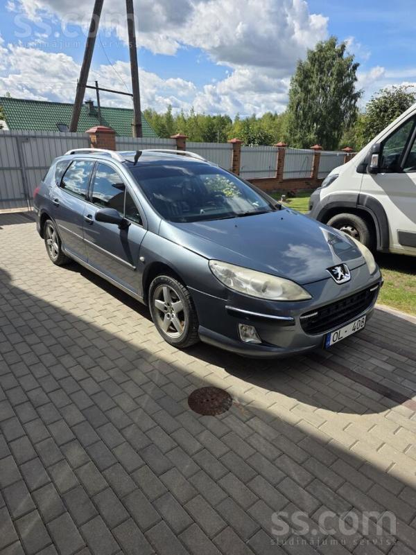 Pelēks Peugeot 407 2006 Daugavpils, ar dzinēja tilpumu 1.60 L un nobraukumu 313 tūkst. km par 1995 €, foto 3 vietnē AUTOMOTO.COM.LV
