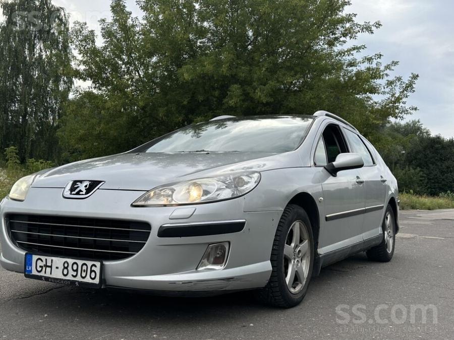 Grey Peugeot 407 2007 in Riga, with an engine capacity of 2.00 L and mileage of 240 thousand km for 1000 €, photo 1 on AUTOMOTO.COM.LV
