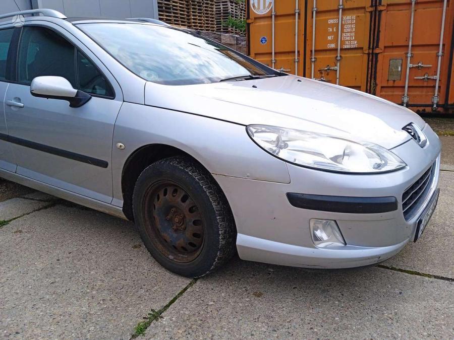Pelēks Peugeot 407 2007 Viļņa, ar dzinēja tilpumu 1.56 L un nobraukumu 233 tūkst. km par 700 €, foto 3 vietnē AUTOMOTO.COM.LV