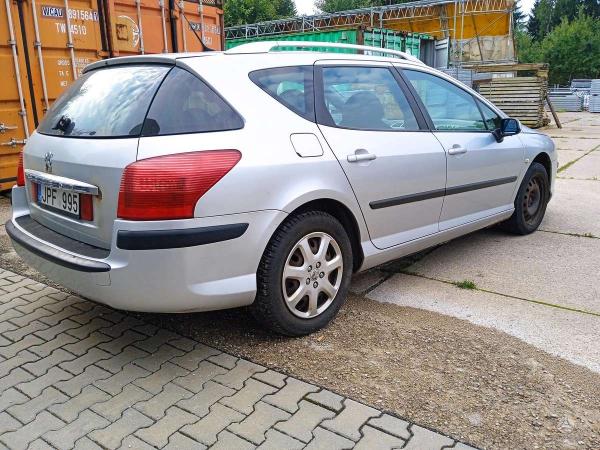 Pelēks Peugeot 407 2007 Viļņa, ar dzinēja tilpumu 1.56 L un nobraukumu 233 tūkst. km par 700 €, foto 4 vietnē AUTOMOTO.COM.LV