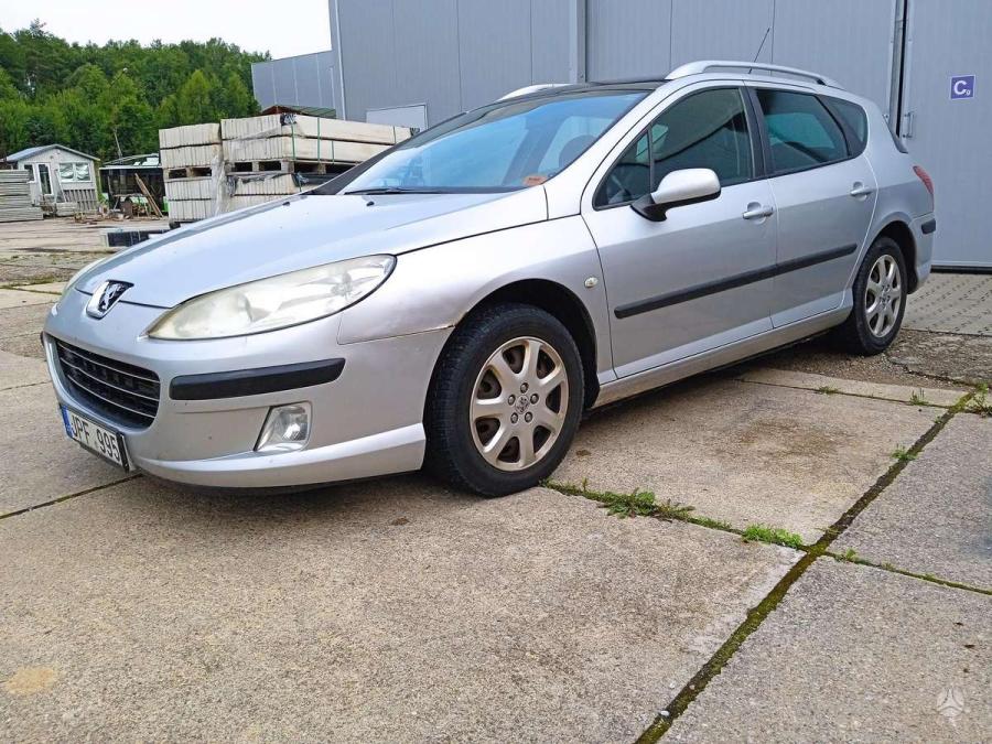 Pelēks Peugeot 407 2007 Viļņa, ar dzinēja tilpumu 1.56 L un nobraukumu 233 tūkst. km par 700 €, foto 10 vietnē AUTOMOTO.COM.LV