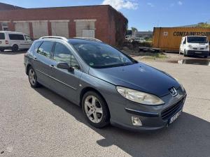 Grey Peugeot 407 2007 in Klaipeda, with an engine capacity of 2.18 L and mileage of 337 thousand km for 500 €, photo 1 on AUTOMOTO.COM.LV