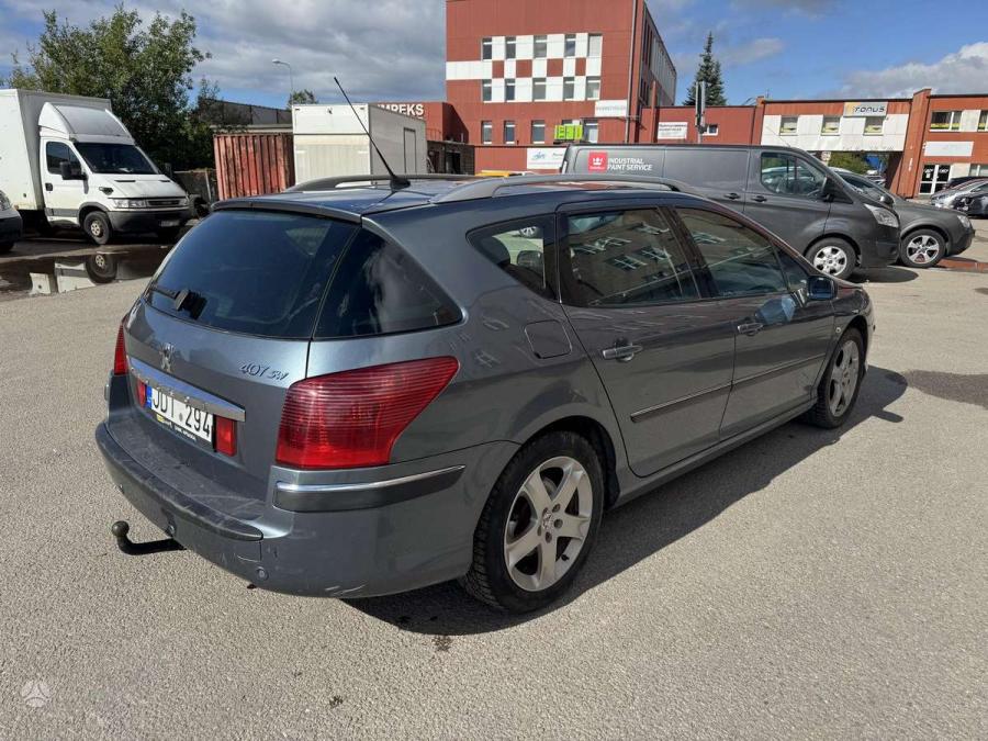 Pelēks Peugeot 407 2007 Klaipėda, ar dzinēja tilpumu 2.18 L un nobraukumu 337 tūkst. km par 500 €, foto 4 vietnē AUTOMOTO.COM.LV