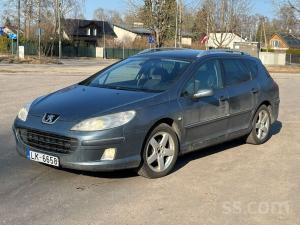 Pelēks Peugeot 407 2007 Rīga, ar dzinēja tilpumu 2.00 L un nobraukumu 356 tūkst. km par 1200 €, foto  vietnē AUTOMOTO.COM.LV