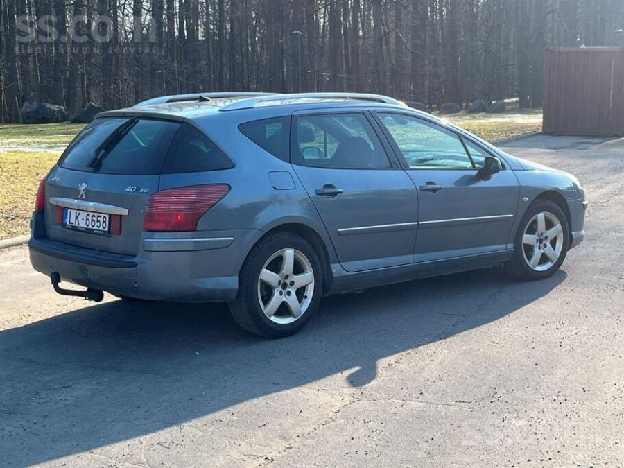 Pelēks Peugeot 407 2007 Rīga, ar dzinēja tilpumu 2.00 L un nobraukumu 356 tūkst. km par 1200 €, foto 4 vietnē AUTOMOTO.COM.LV