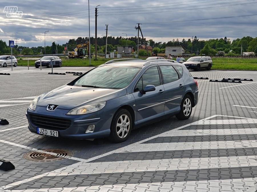 Pelēks Peugeot 407 2008 Kauņa, ar dzinēja tilpumu 1.60 L un nobraukumu 373 tūkst. km par 1200 €, foto 1 vietnē AUTOMOTO.COM.LV