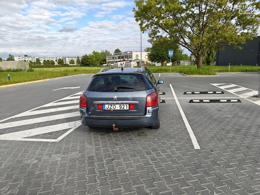 Pelēks Peugeot 407 2008 Kauņa, ar dzinēja tilpumu 1.60 L un nobraukumu 373 tūkst. km par 1200 €, foto 7 vietnē AUTOMOTO.COM.LV
