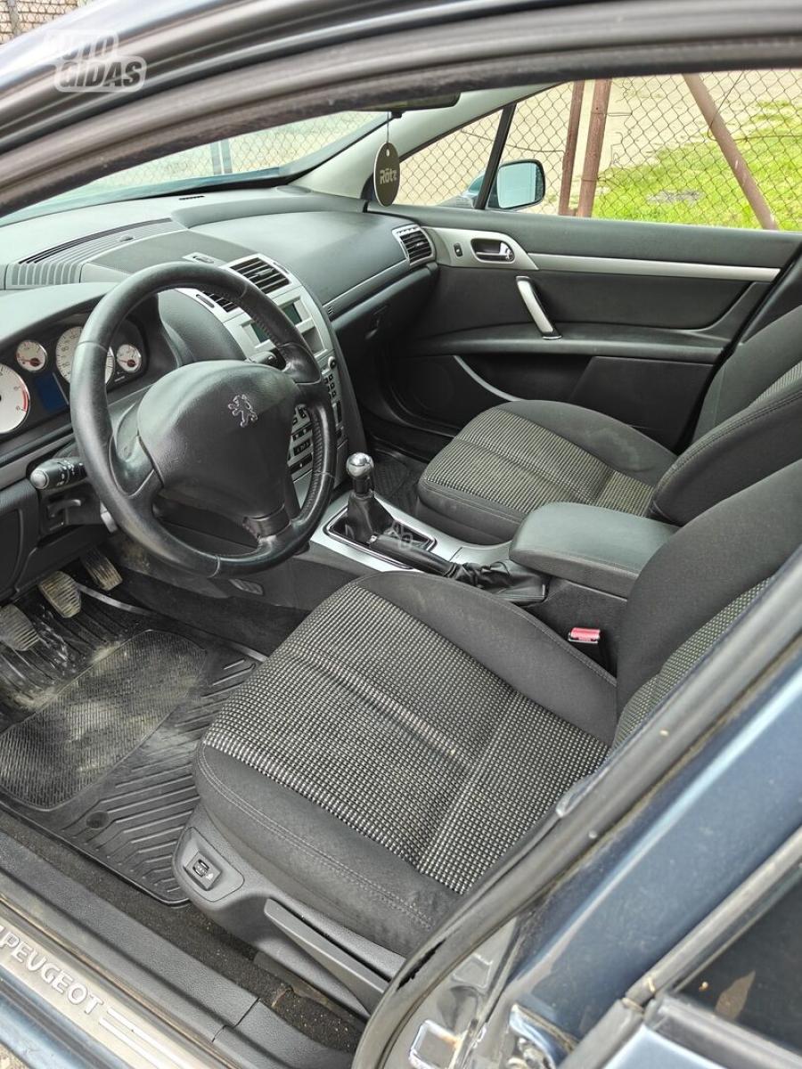 Pelēks Peugeot 407 2008 Kauņa, ar dzinēja tilpumu 1.60 L un nobraukumu 373 tūkst. km par 1200 €, foto 9 vietnē AUTOMOTO.COM.LV