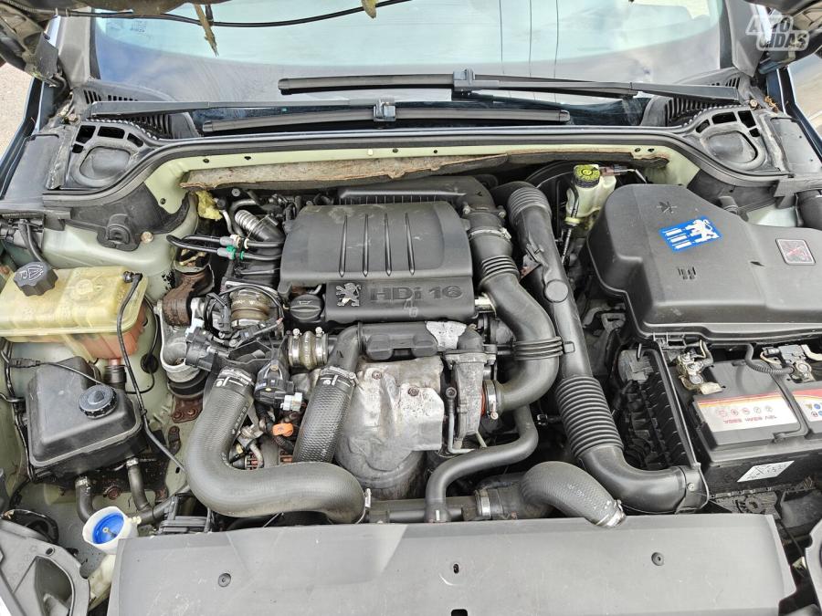 Pelēks Peugeot 407 2008 Kauņa, ar dzinēja tilpumu 1.60 L un nobraukumu 373 tūkst. km par 1200 €, foto 13 vietnē AUTOMOTO.COM.LV