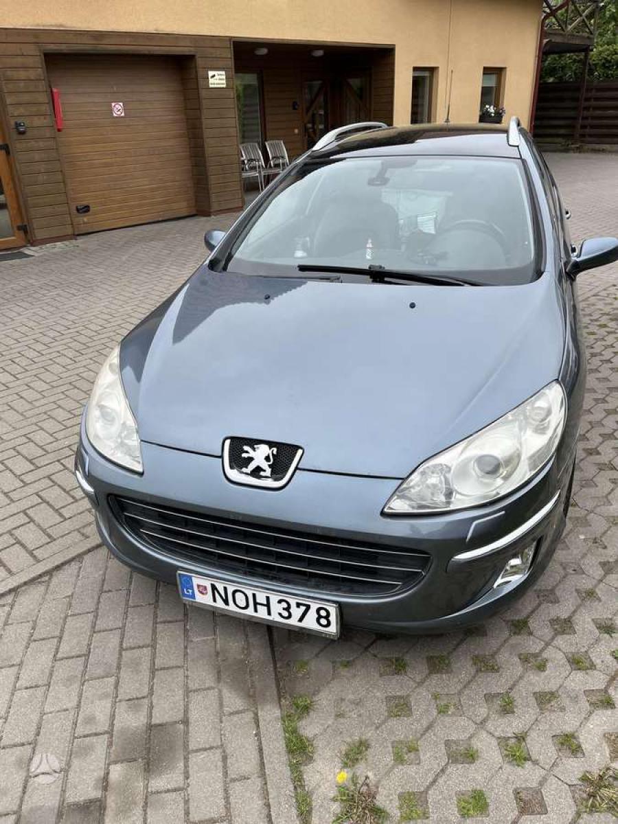 Grey Peugeot 407 2008 in Kretinga, with an engine capacity of 2.18 L and mileage of 395 thousand km for 2250 €, photo 1 on AUTOMOTO.COM.LV
