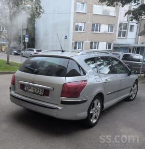 Pelēks Peugeot 407 2008 Rīga, ar dzinēja tilpumu 2.00 L un nobraukumu 224 tūkst. km par 1000 €, foto 3 vietnē AUTOMOTO.COM.LV