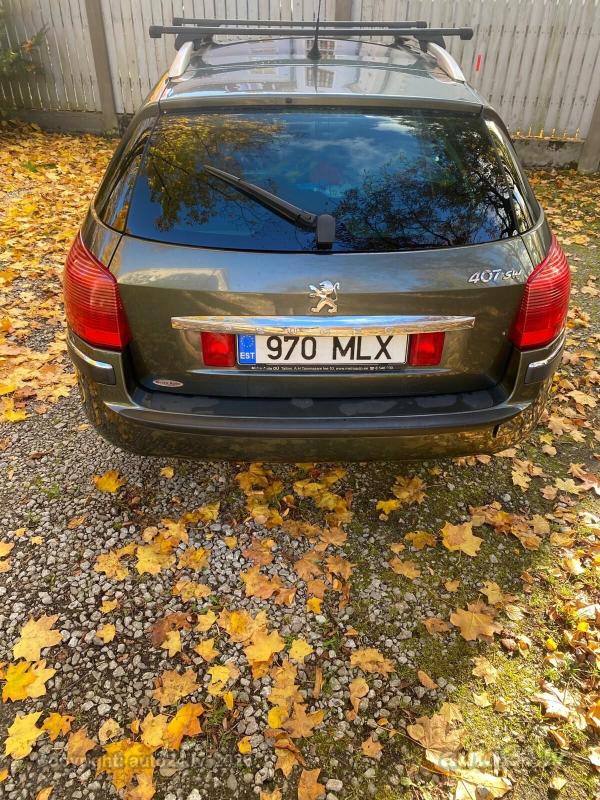 Pelēks Peugeot 407 2009 Tallina, ar dzinēja tilpumu 2.00 L un nobraukumu 142 tūkst. km par 2400 €, foto 5 vietnē AUTOMOTO.COM.LV