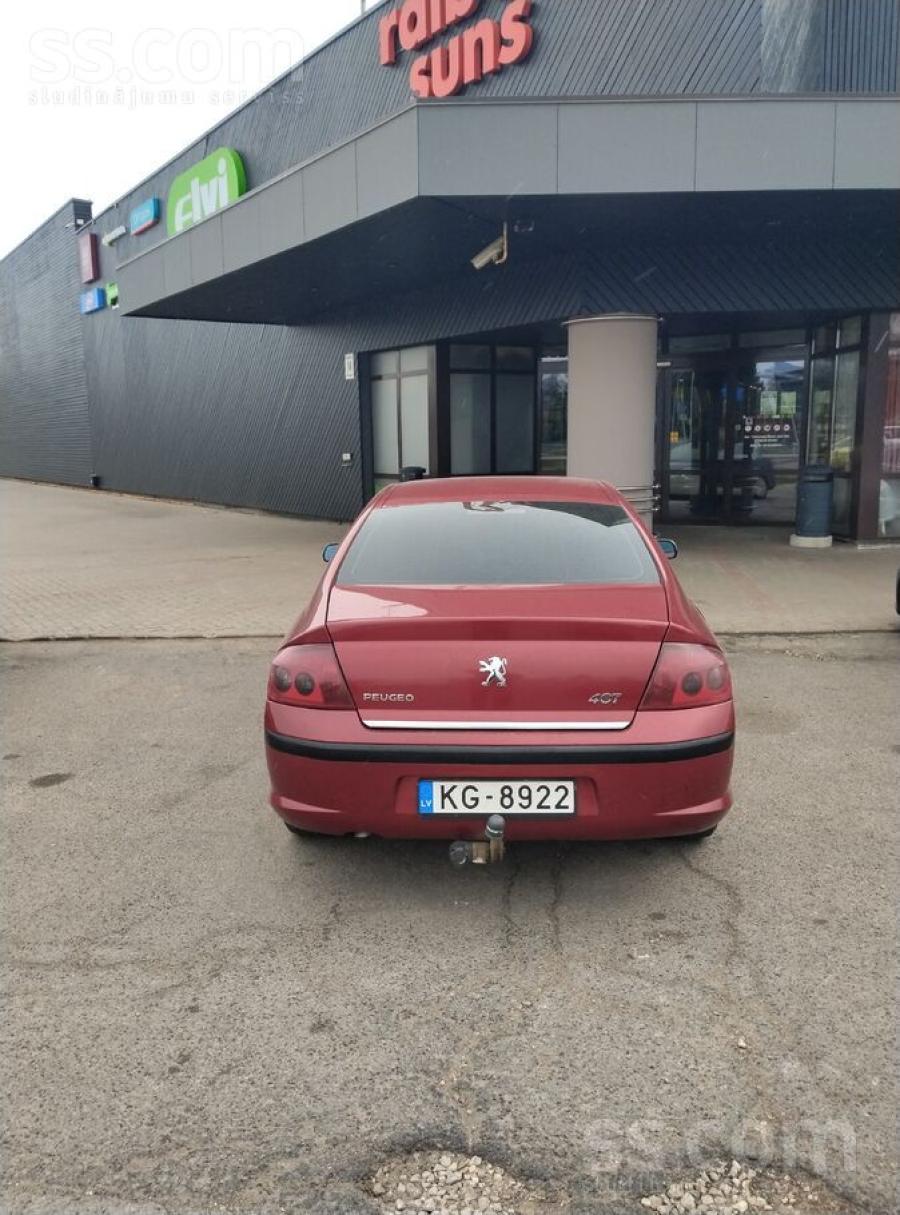 Red Peugeot 407 2004 in Riga, with an engine capacity of 1.80 L and mileage of 191 thousand km for 700 €, photo 1 on AUTOMOTO.COM.LV
